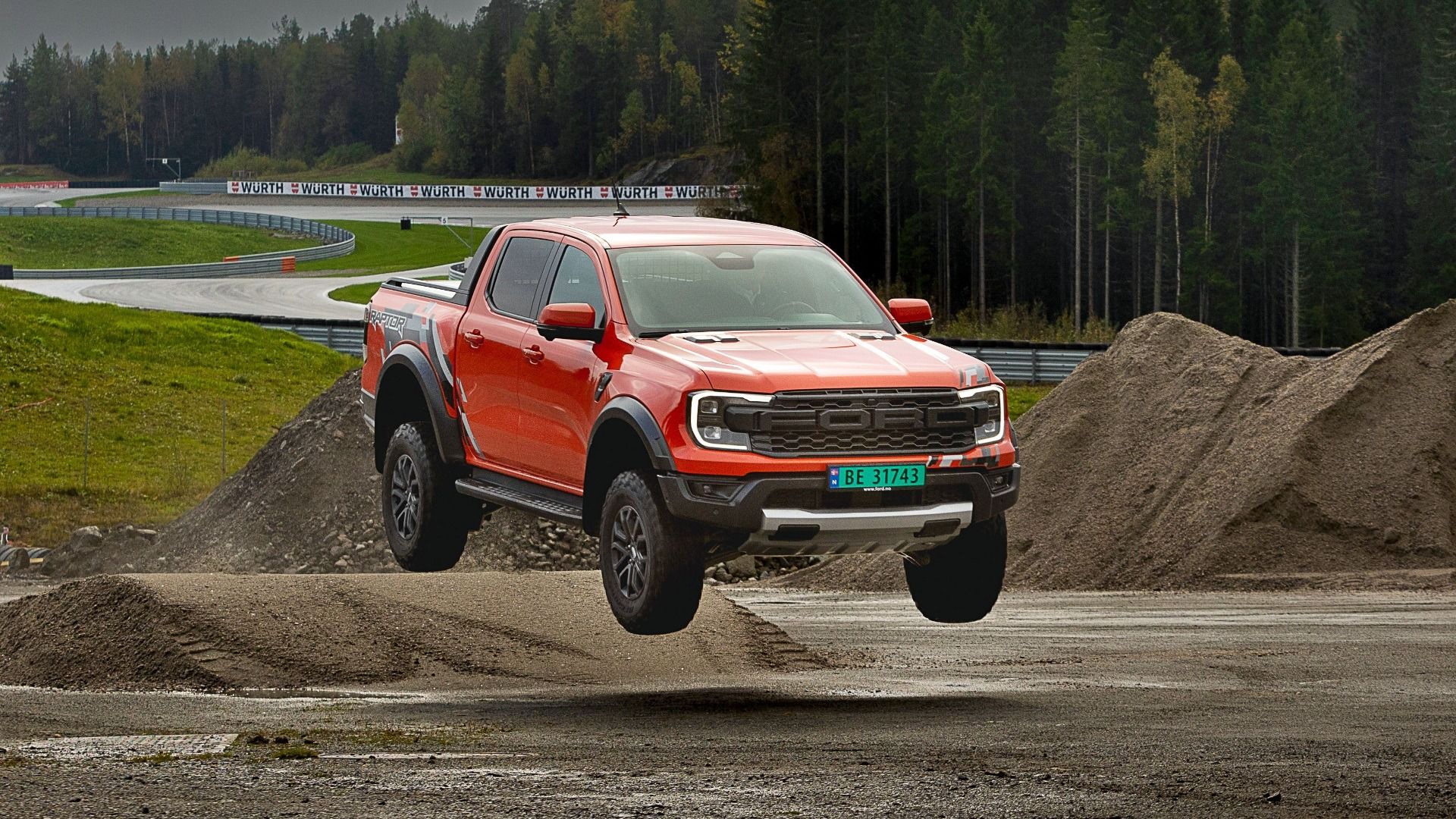 Vi hopper med Ford Ranger Raptor