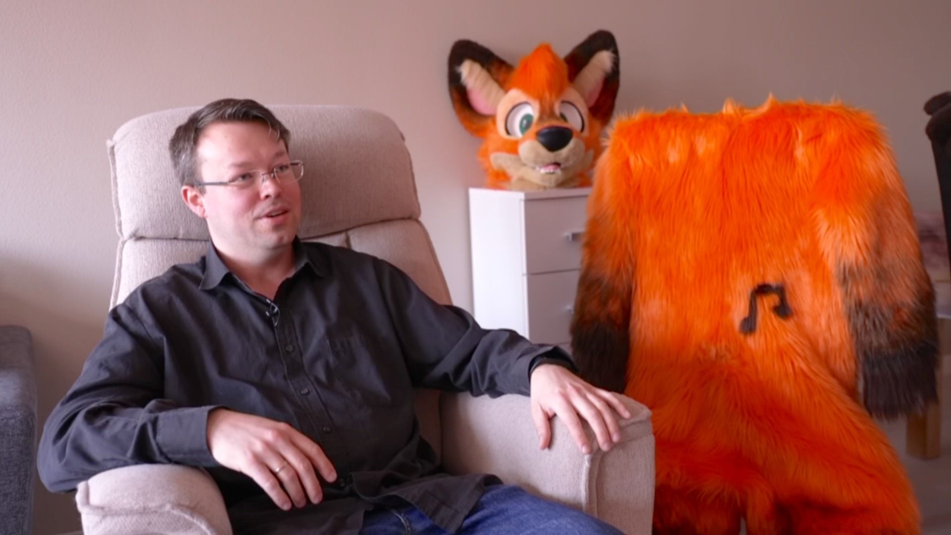 Nils Thore (37) liker å være rev på fritiden