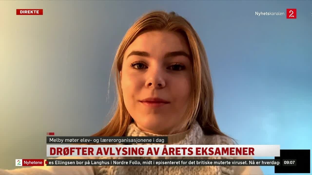 Nå er det Melby sitt ansvar å avlyse eksamen