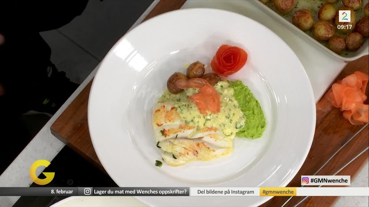 Skrei med syltet gulrot