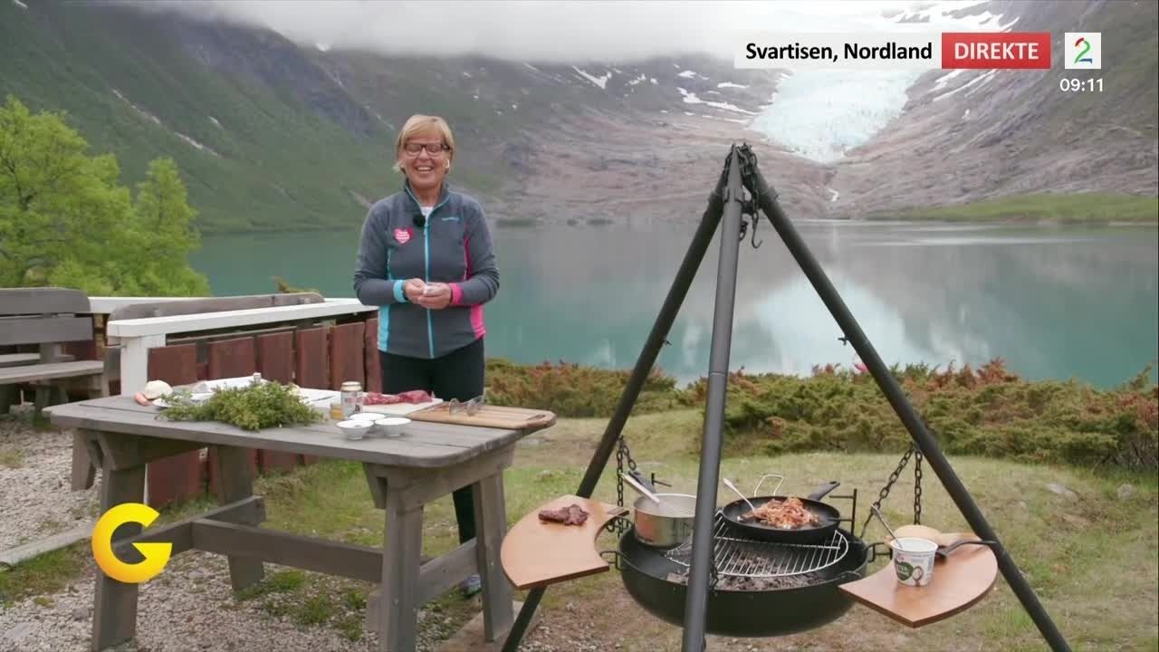 Svartisburger - delikat og enkel turmat!