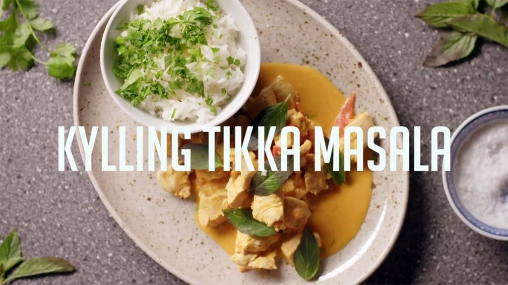 Slik lager du Raylees kylling tikka masala
