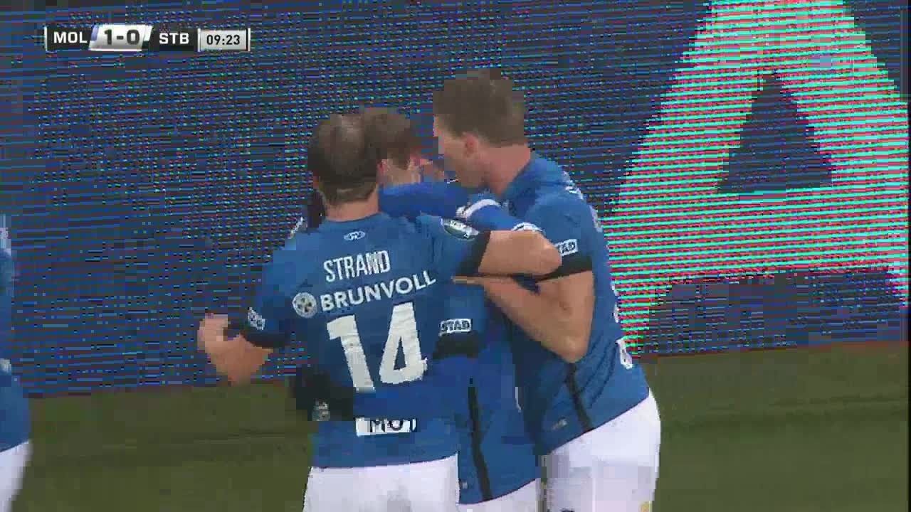 Joshua Gatt scorer sitt første mål for Molde denne sesongen