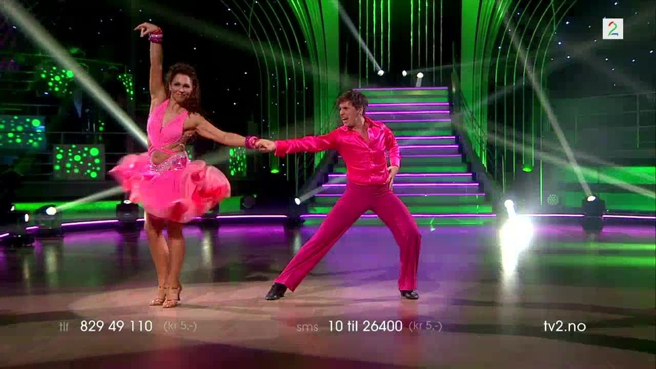 Samuel og Marianne danser samba i semifinalen av Skal vi danse