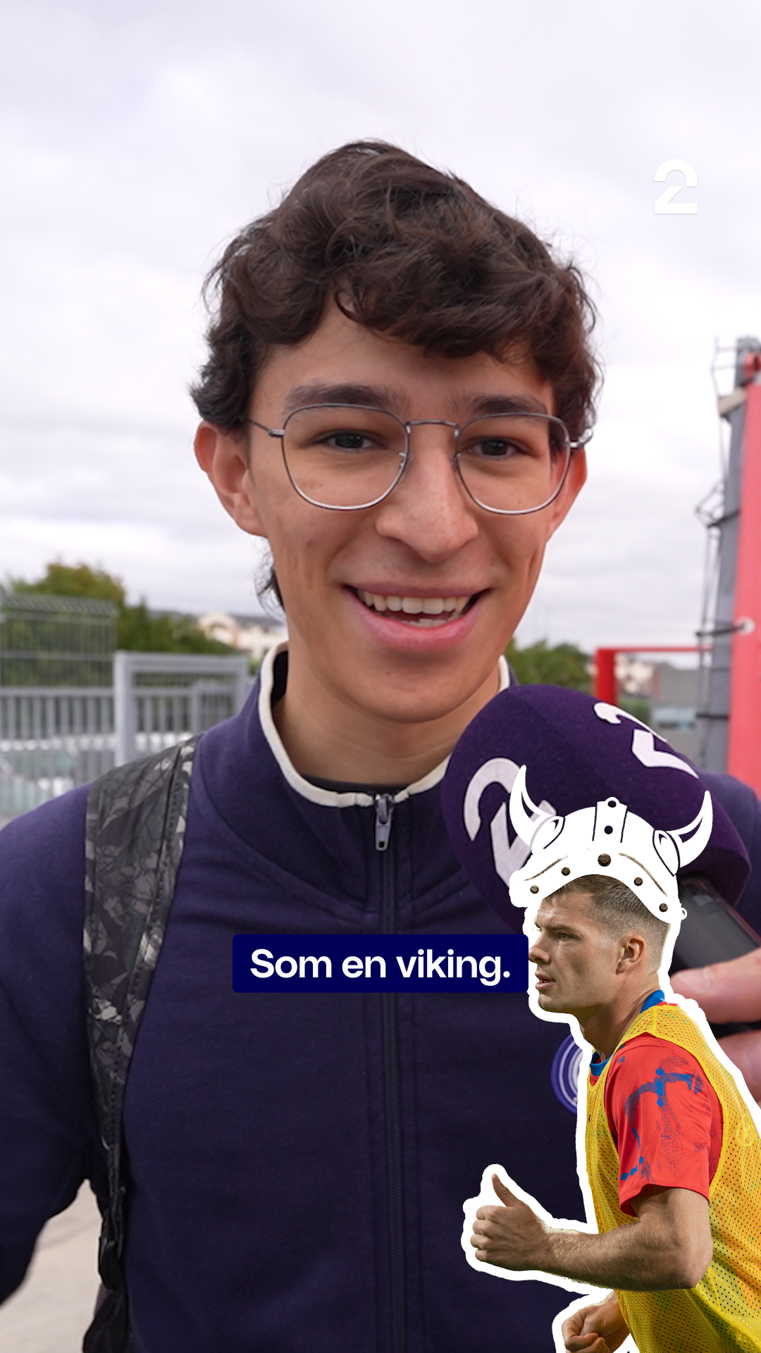 Han er veldig skummel