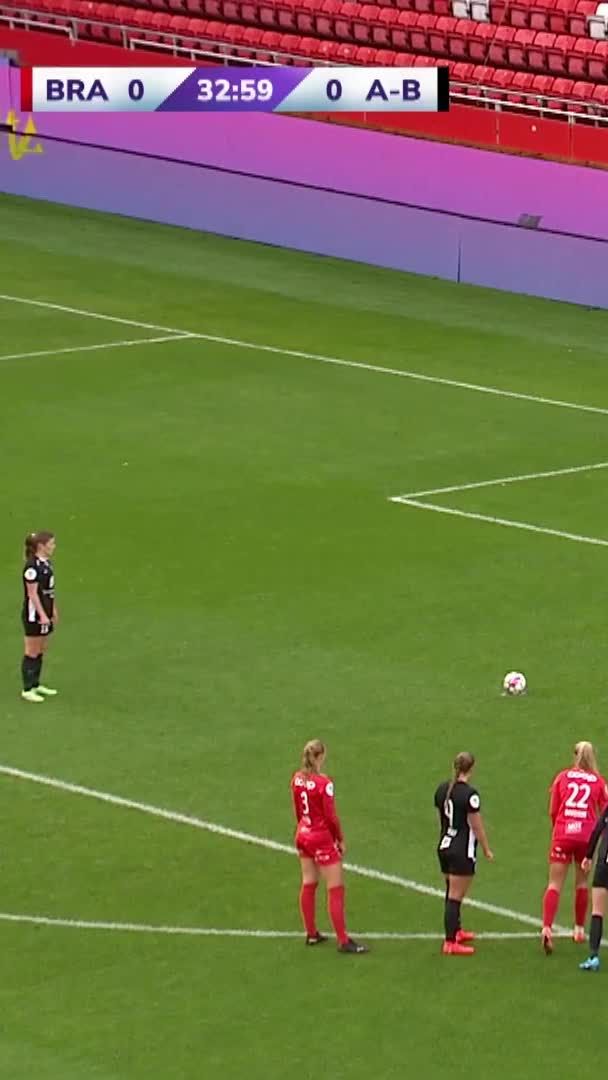 34’ - Mål av Maren Mjelde (0-1)