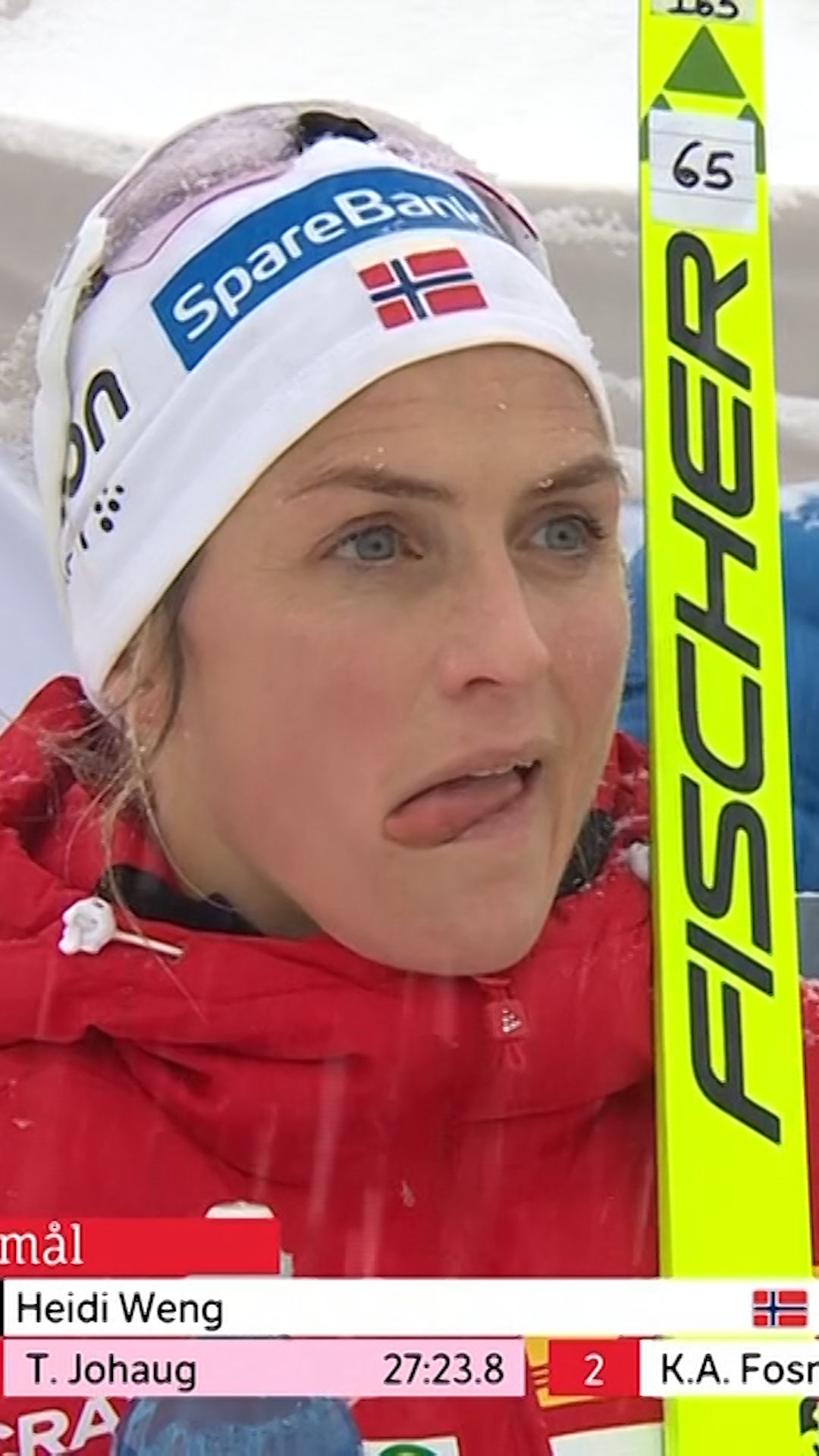 Thriller-avslutning: Weng vinner foran Johaug