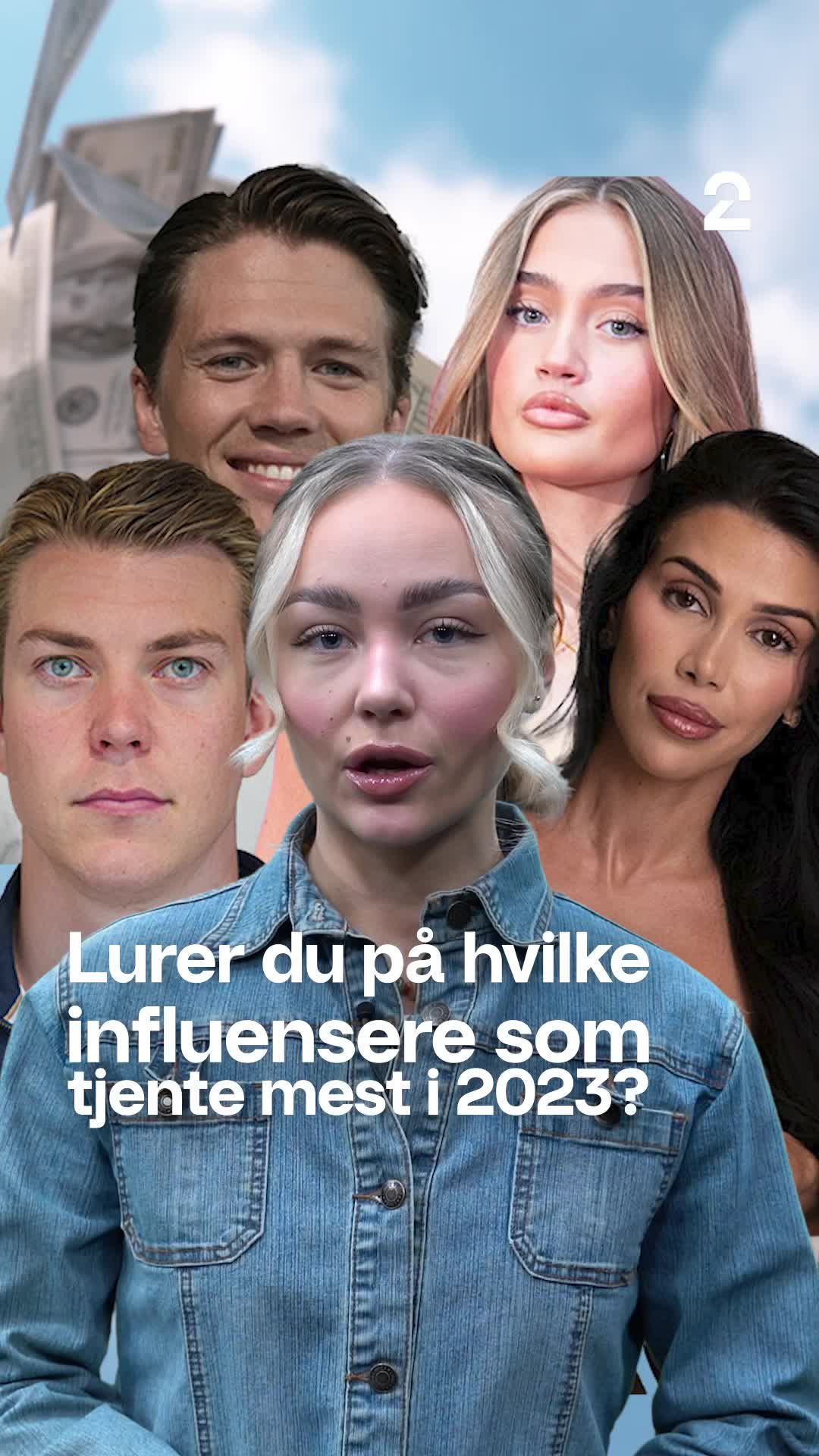Disse influenserne tjente mest i 2023