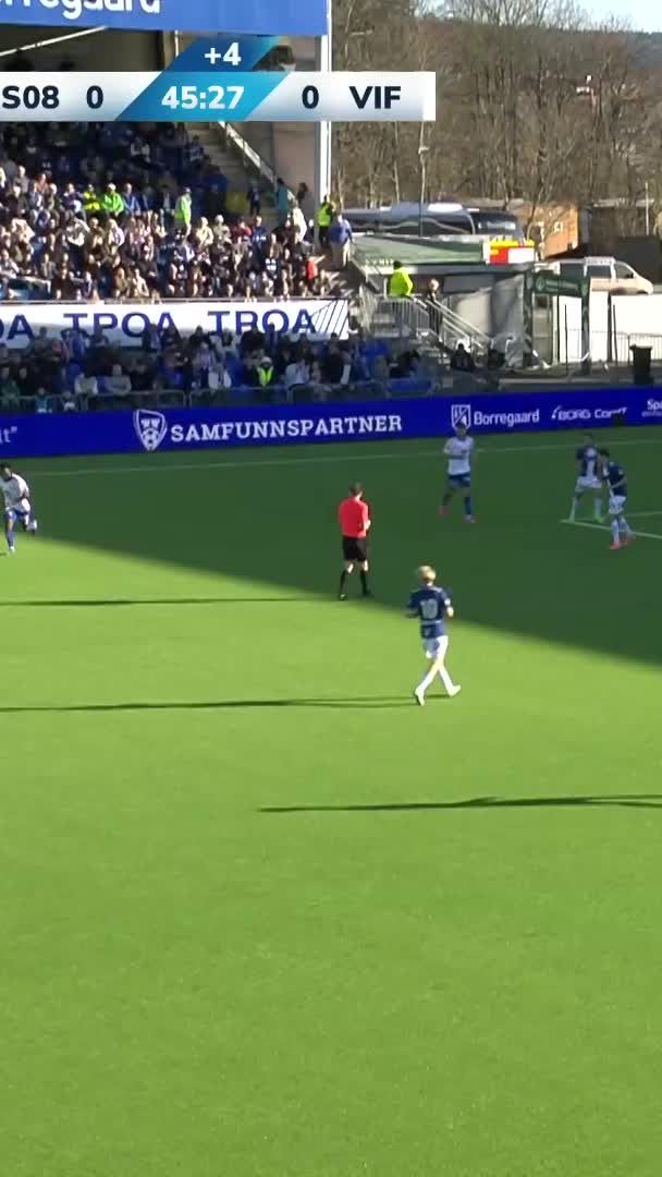 46’ - Mål av Magnus Riisnæs (0-1)