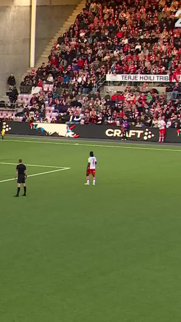 39’ - Mål av Fallou Fall (1-0)