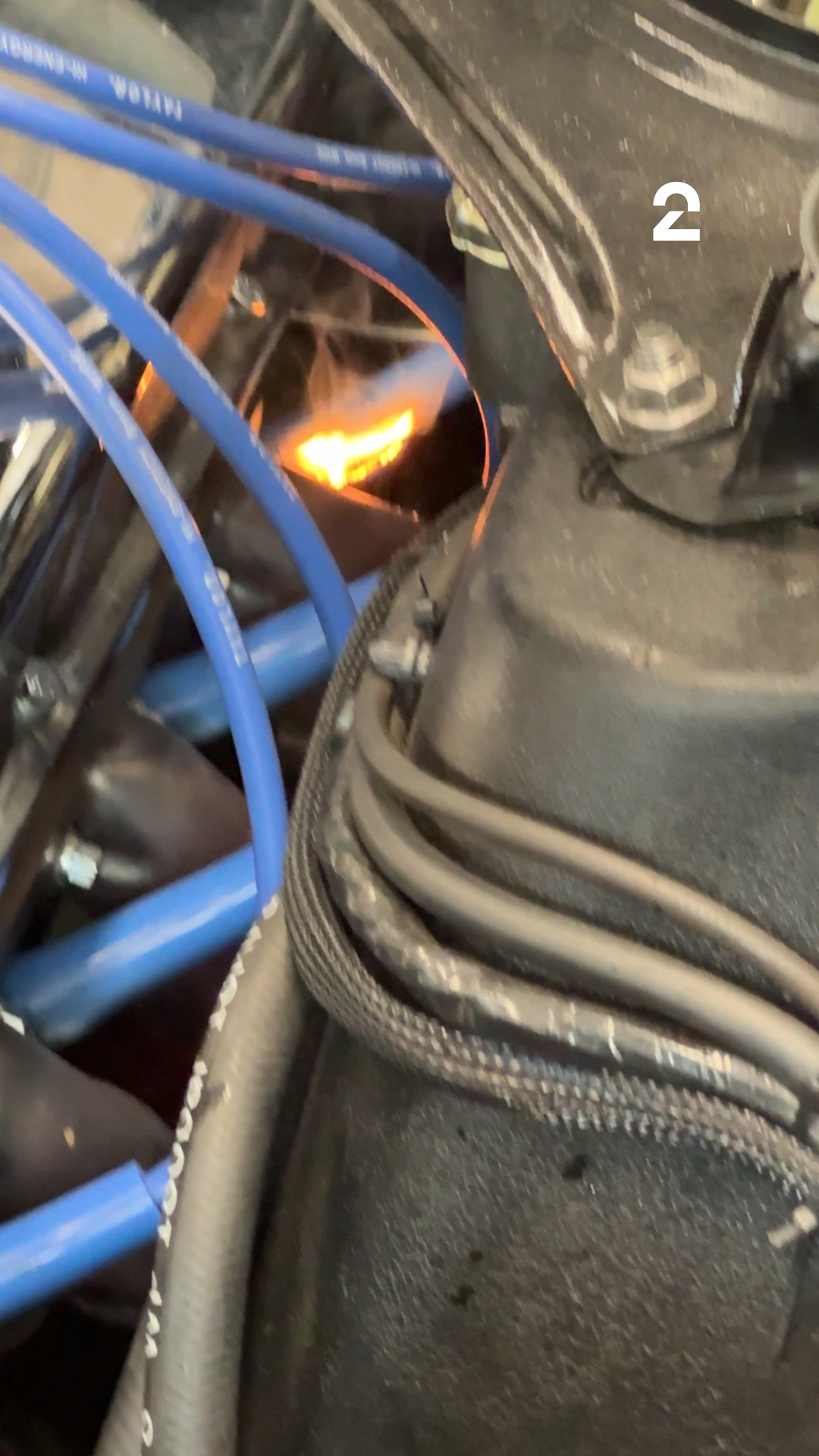 Her tar det fyr i motoren: – Stopp! Stopp!