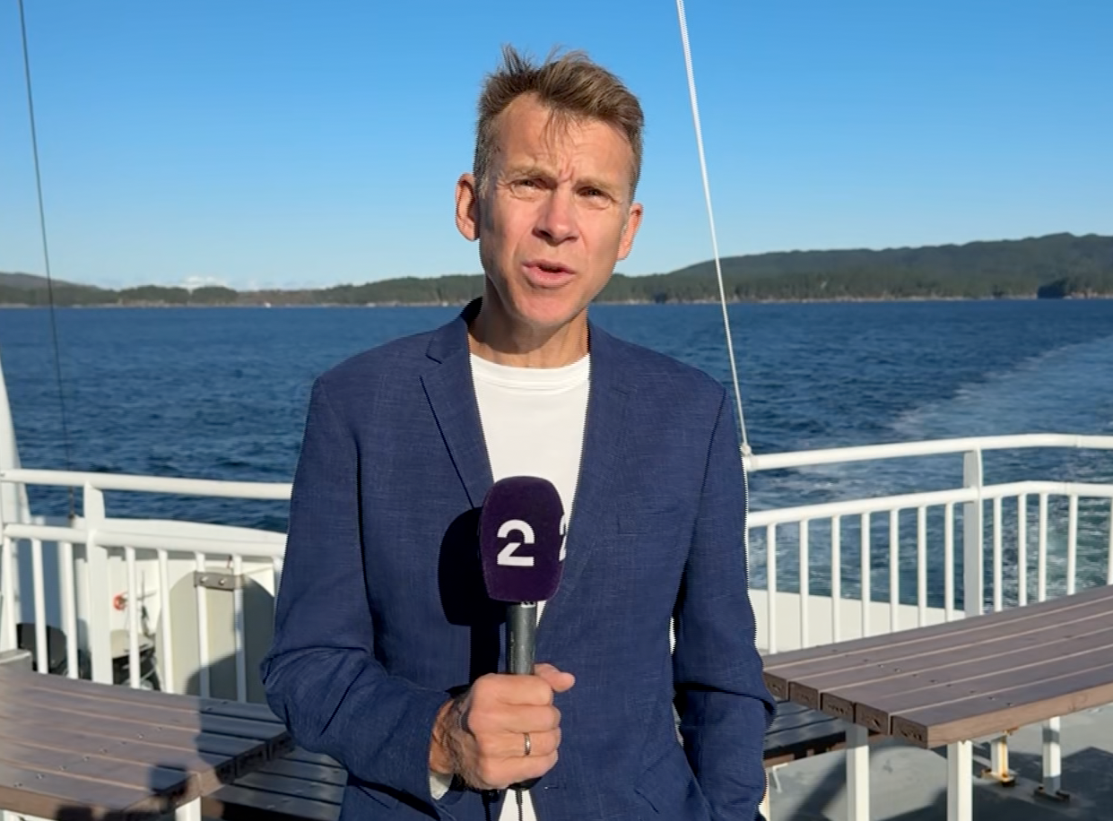 Solberg står i en spagat