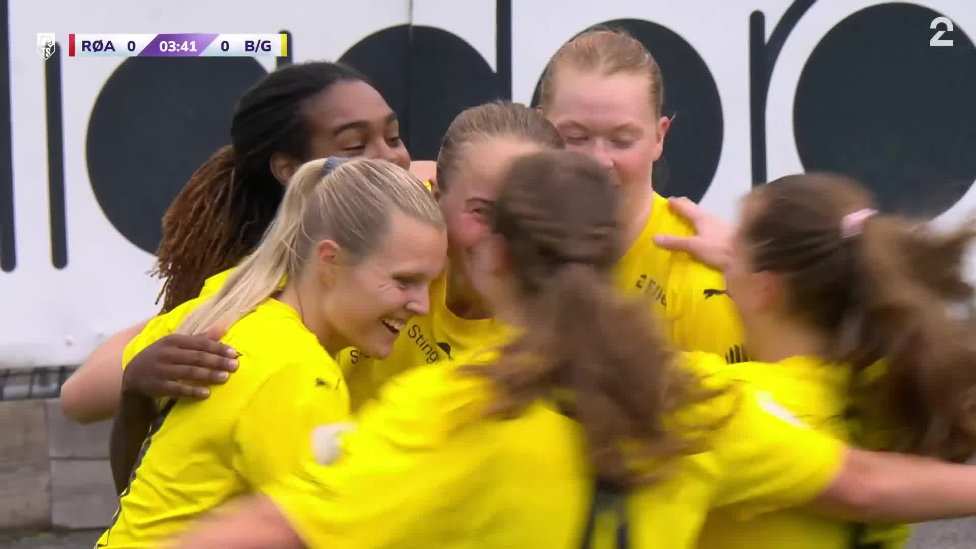 4’ - Mål av Lise Dissing (0-1)