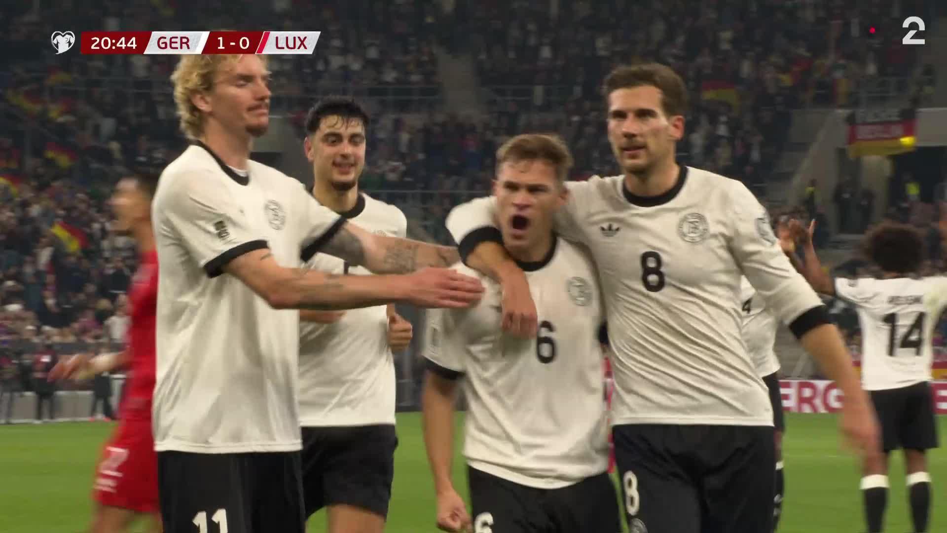 22’ - Mål av Joshua Kimmich (2-0)