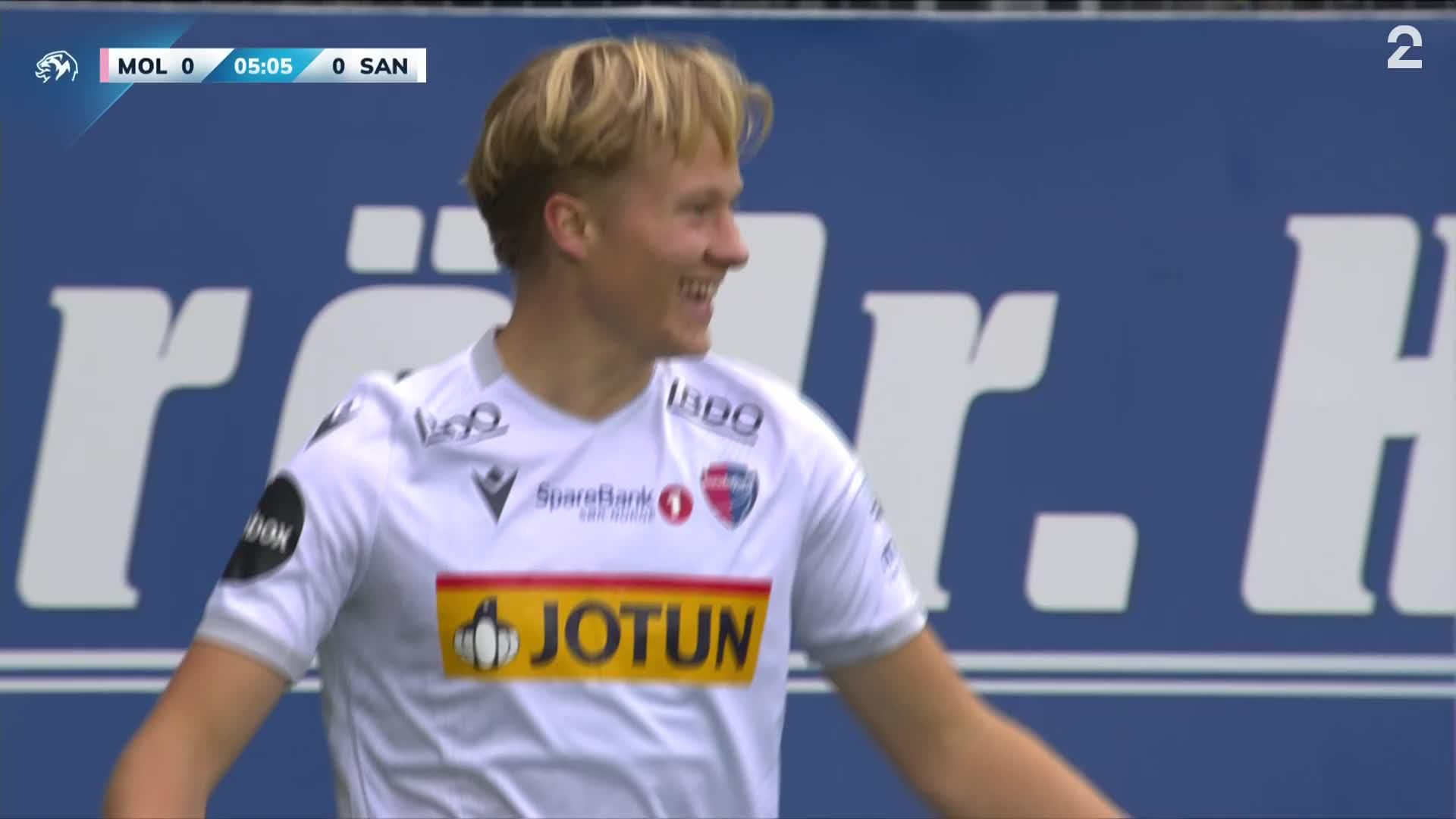 6’ - Mål av Edvard Sundbø Pettersen (0-1)