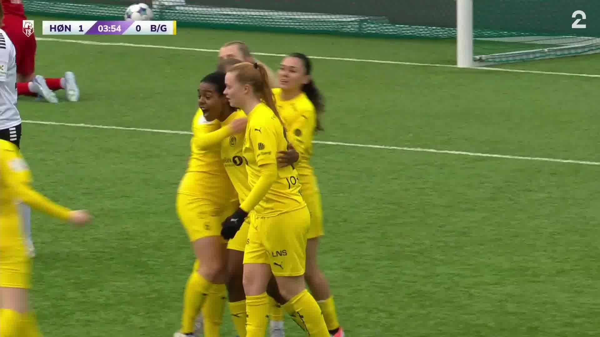 4’ - Mål av Imani Jenkins (1-1)