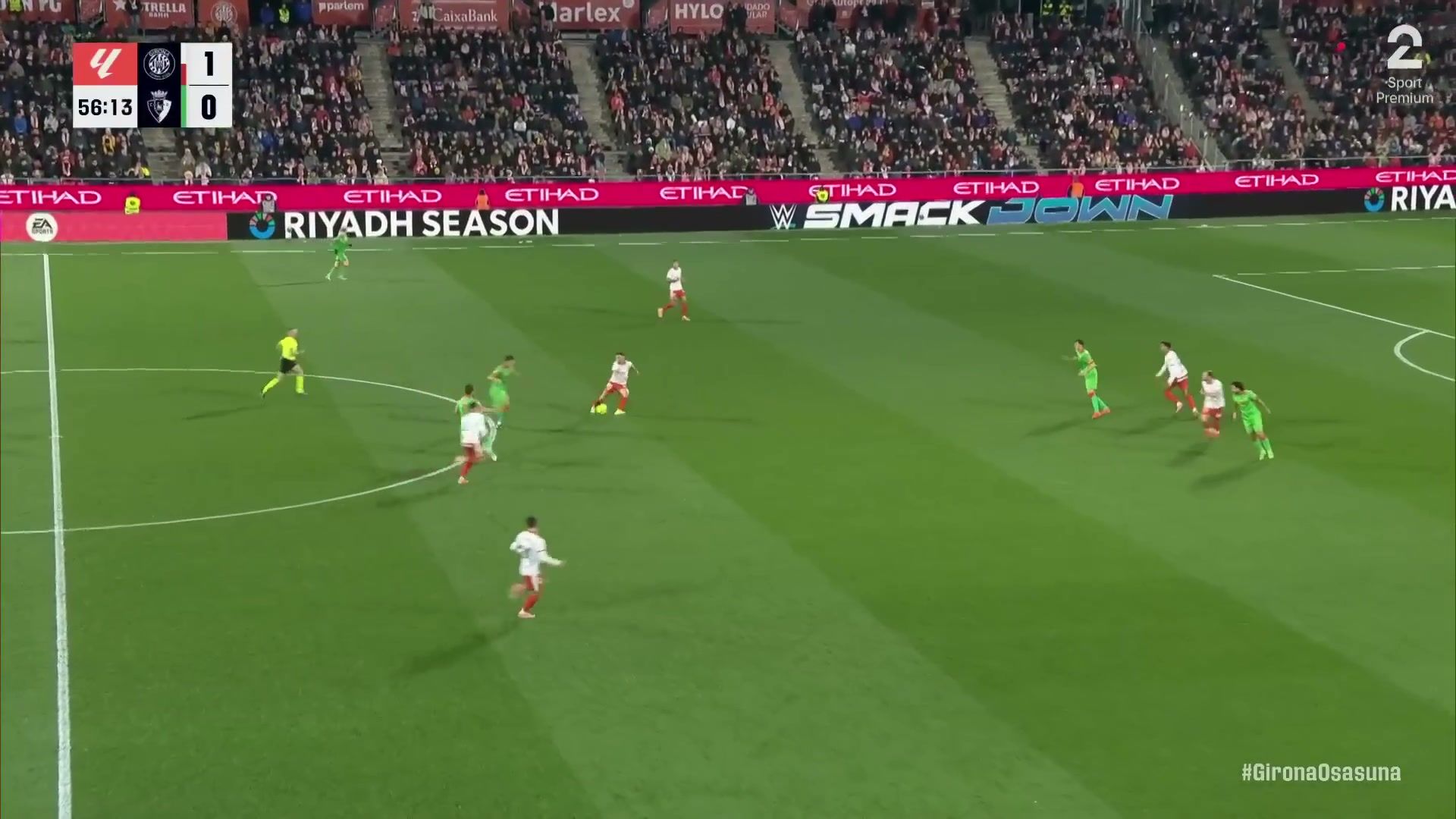 57’ - Sjanse til Rubén García