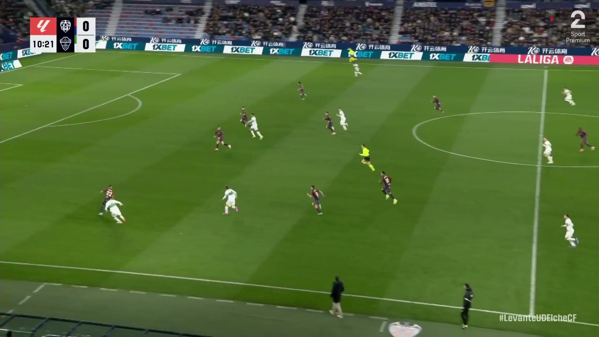 11’ - Mål av Álvaro Rodríguez (0-1)