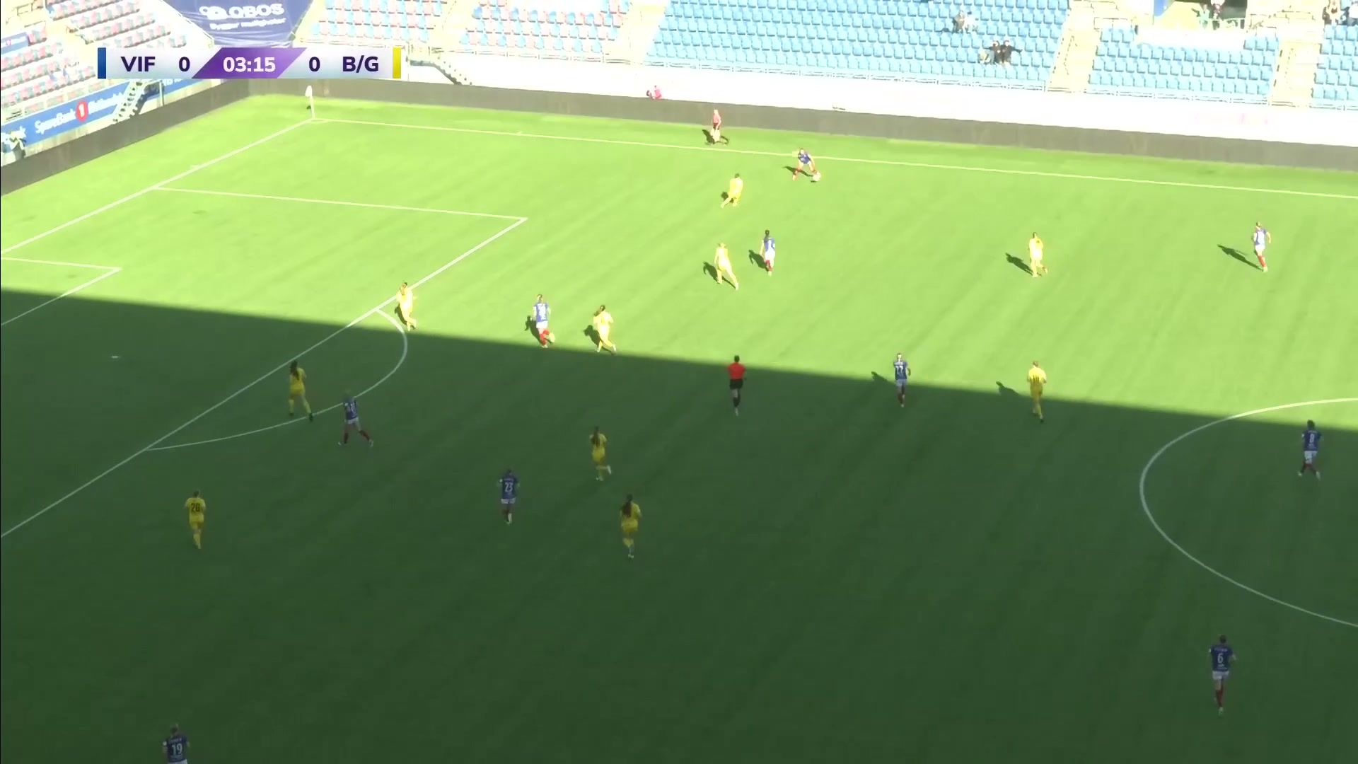 4’ - Mål av Caroline Bendiksen Wold (1-0)