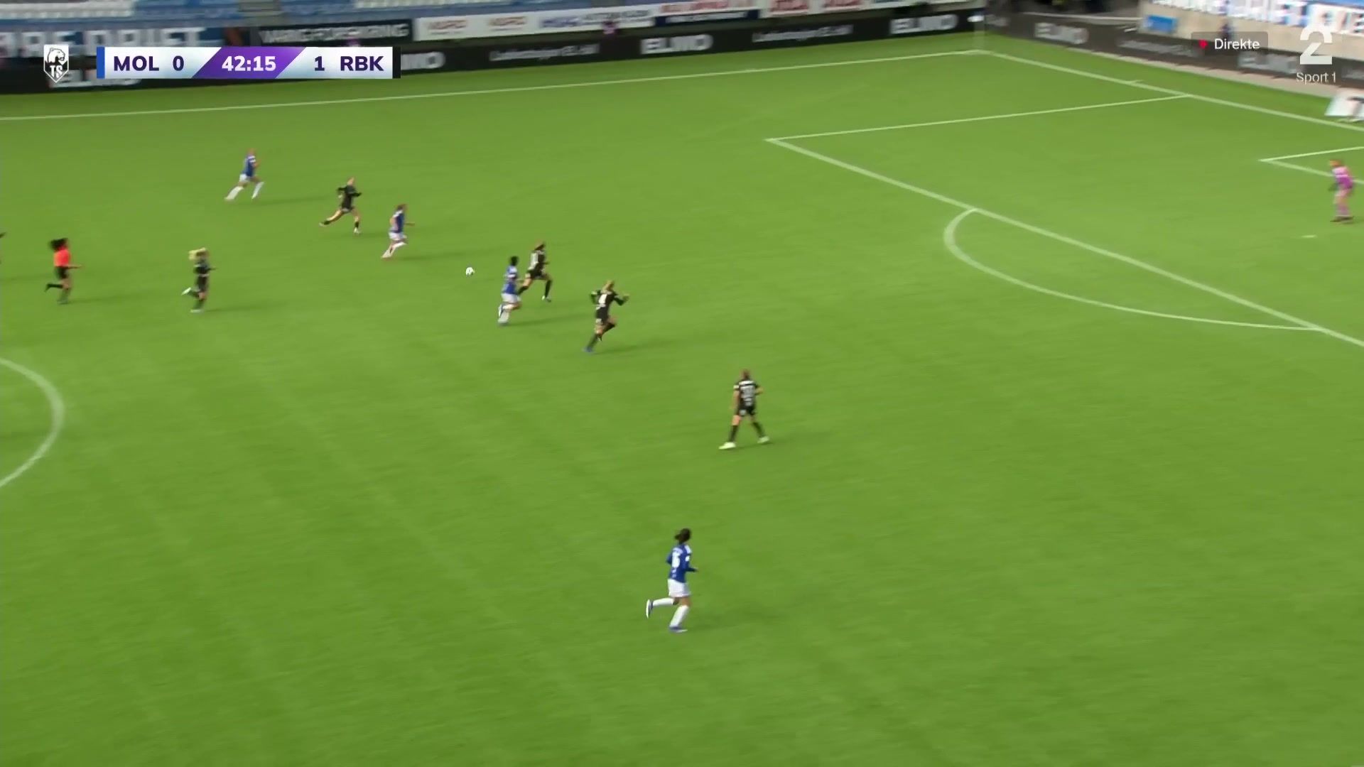 43’ - Mål av Ilona Walta (1-1)