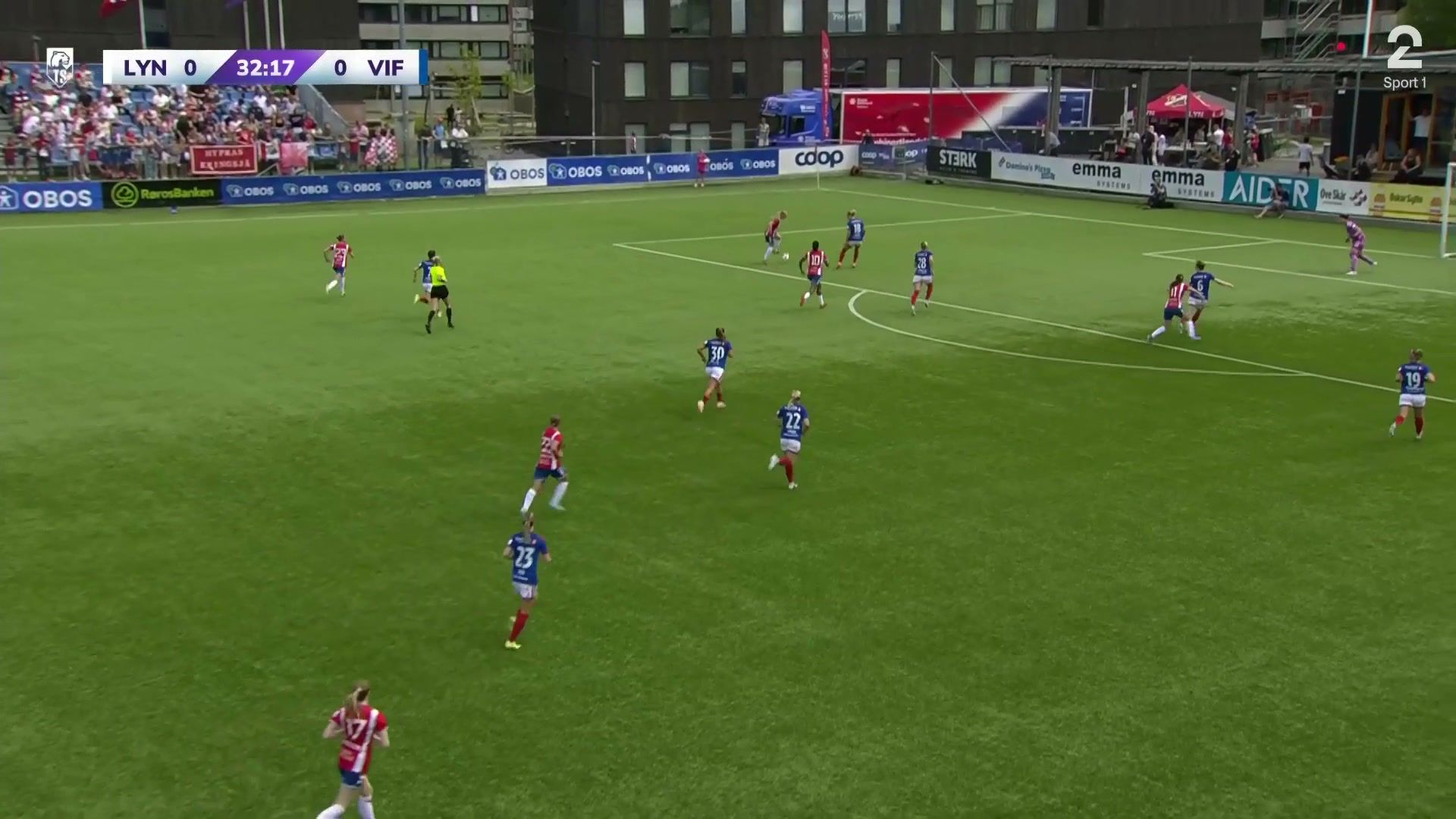 33’ - Redning av Tove Enblom