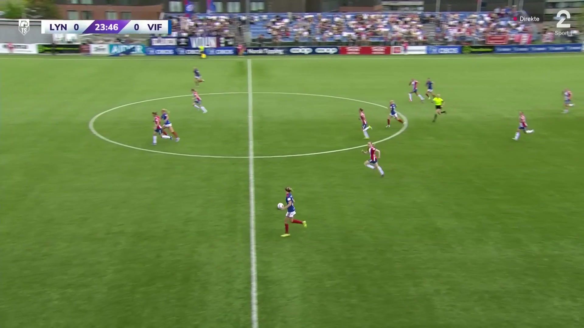 24’ - Sjanse til Eline Hegg