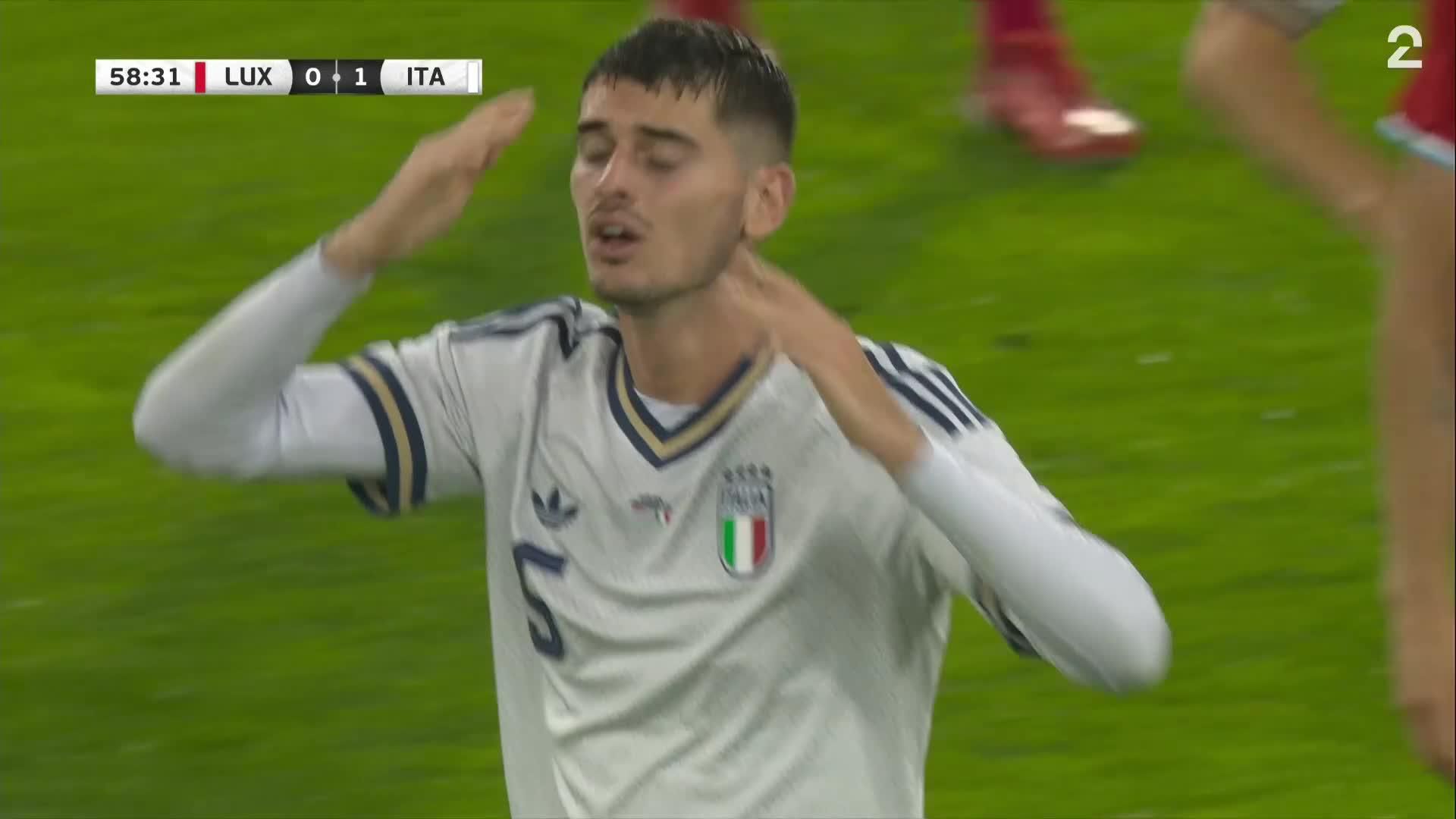 60’ - Sjanse til Niccolò Pisilli