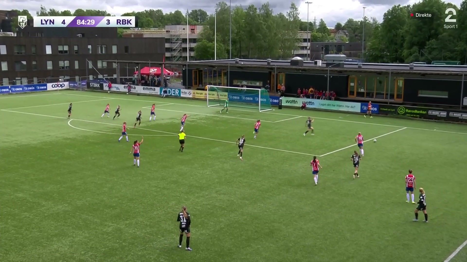 85’ - Mål av Cille Nilsen (4-4)