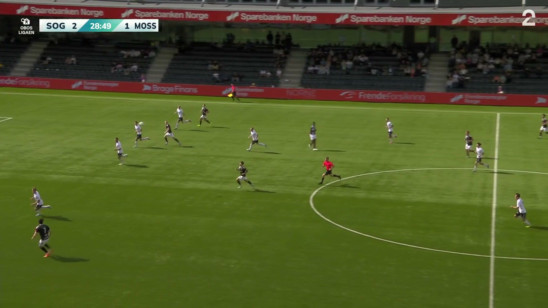 29’ - Mål av Oscar Aga (2-2)